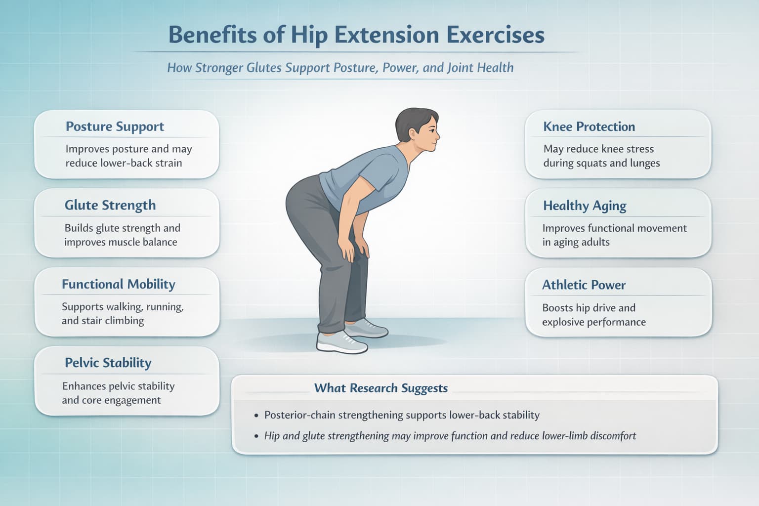 10 Hip Extension Exercises for Stronger Glutes & Lower Back