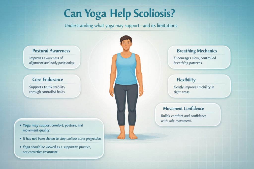 5 Best Yoga Exercises for Scoliosis to Support Spinal Alignment