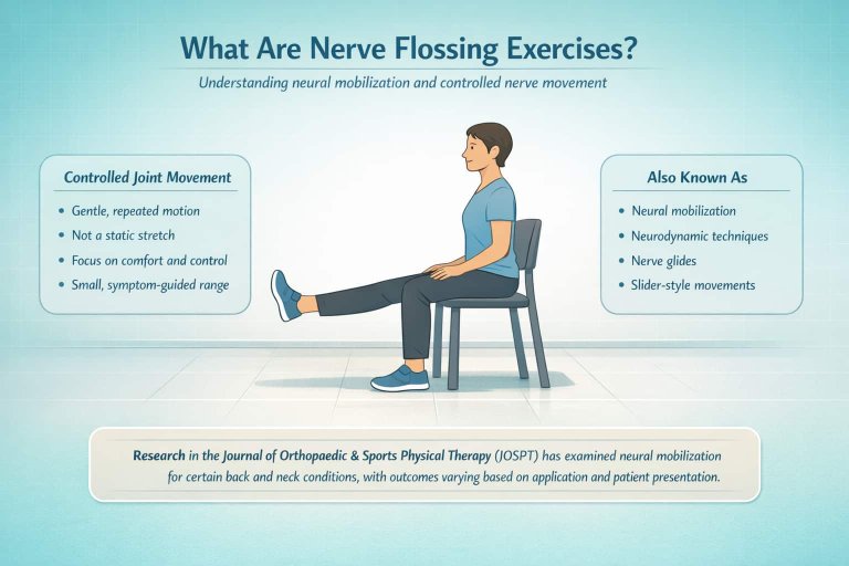 7 Best Nerve Flossing Exercises for Sciatic, Neck and Arm Relief