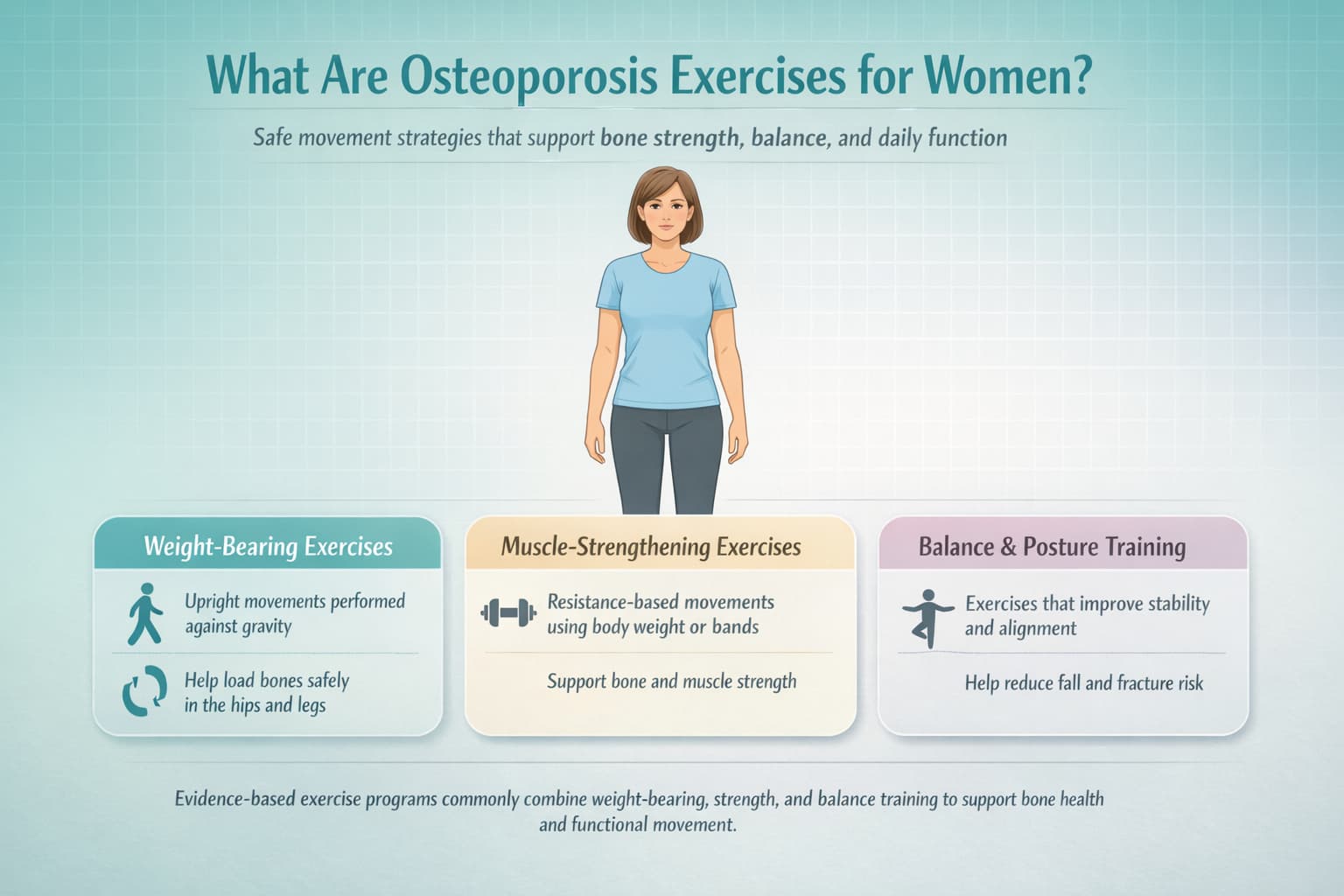 9 Osteoporosis Exercises for Women to Strengthen Bones Safely