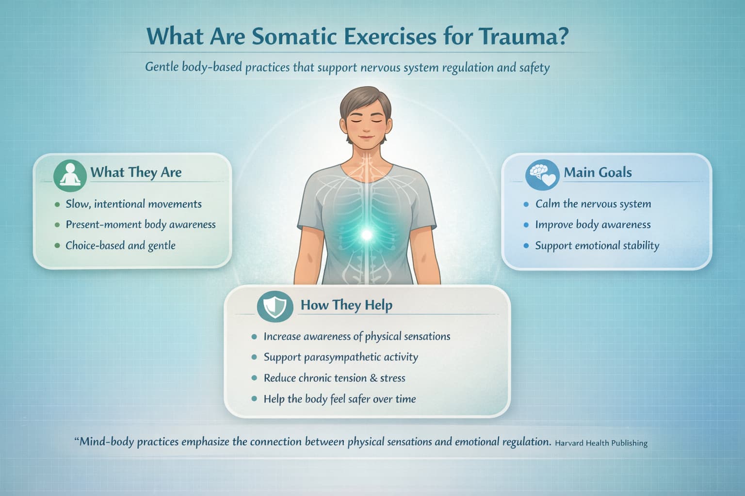 12 Somatic Exercises for Trauma to Calm the Nervous System
