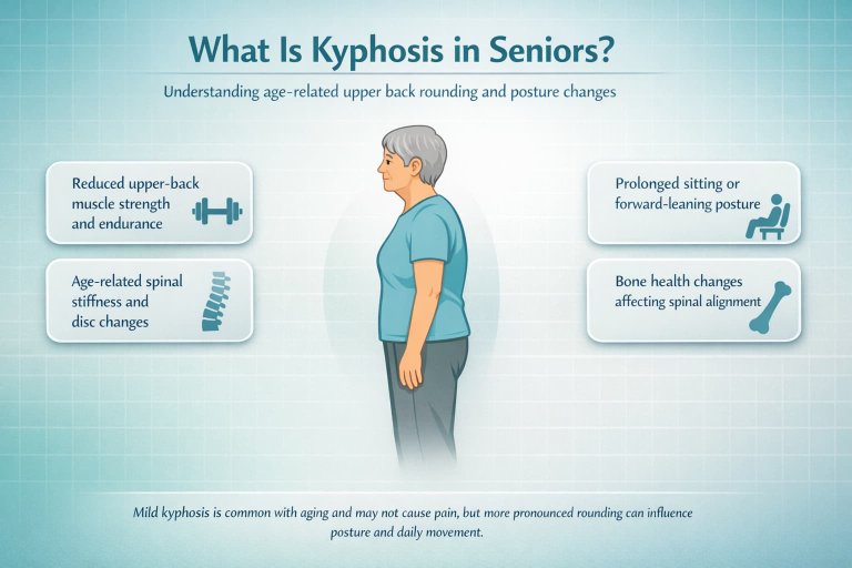 7 Best Kyphosis Exercises for Seniors to Improve Posture