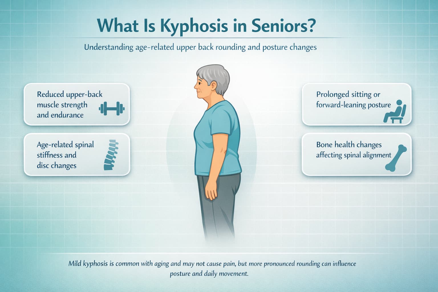 7 Best Kyphosis Exercises for Seniors to Improve Posture