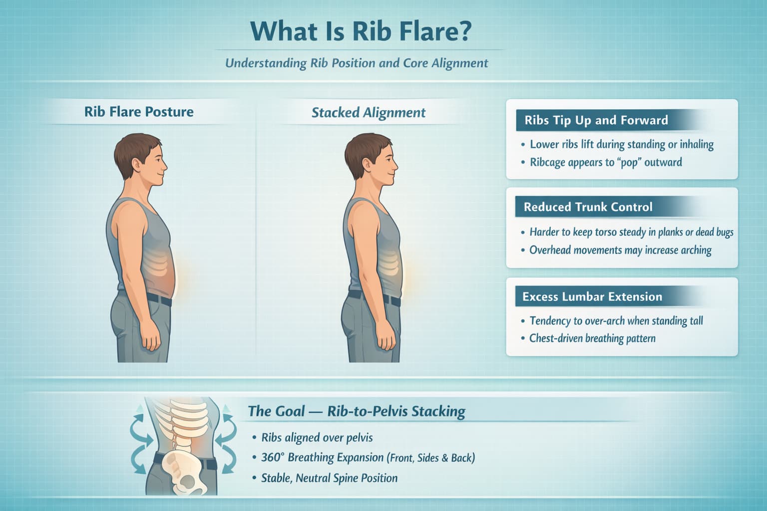 5 Best Rib Flare Exercises to Strengthen Your Core