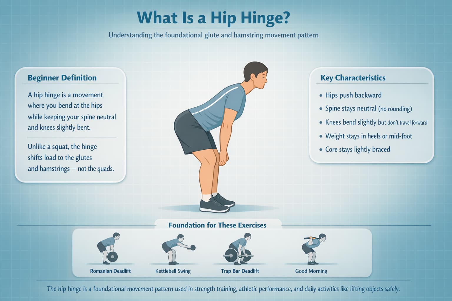 13 Hip Hinge Exercises for Beginners (Learn Perfect Form Fast)