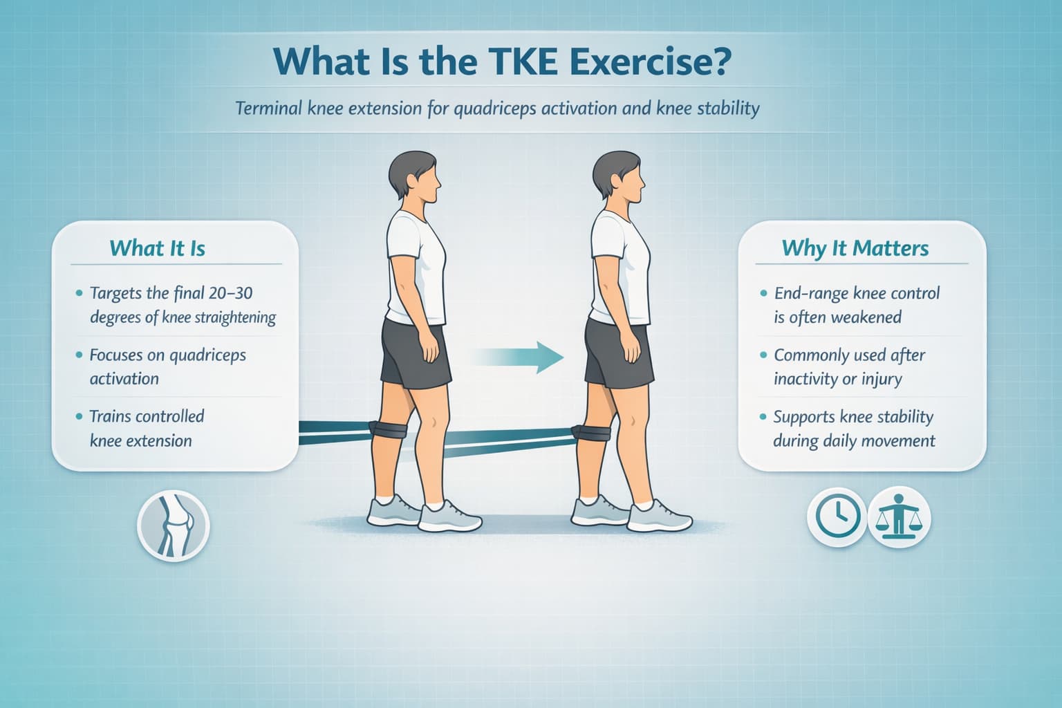 TKE Exercise: Simple Band Move for Strong, Stable Knees