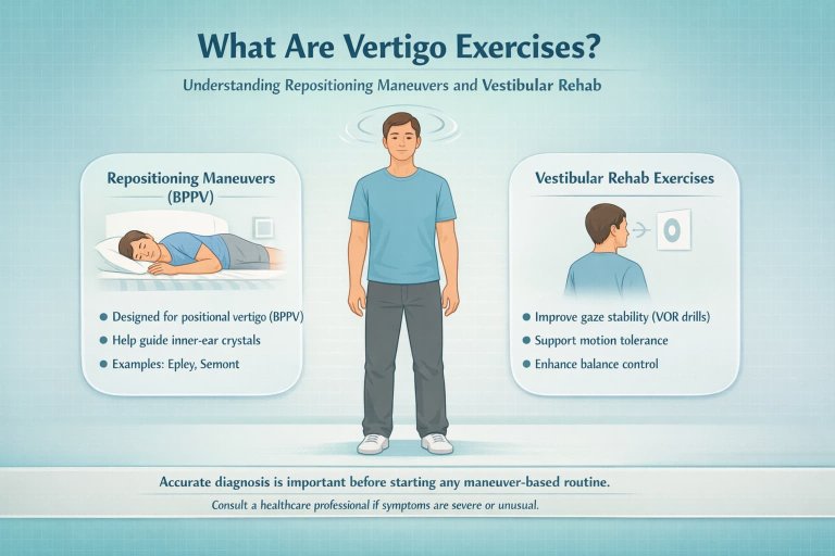 5 Best Vertigo Exercises to Reduce Dizziness & Improve Balance