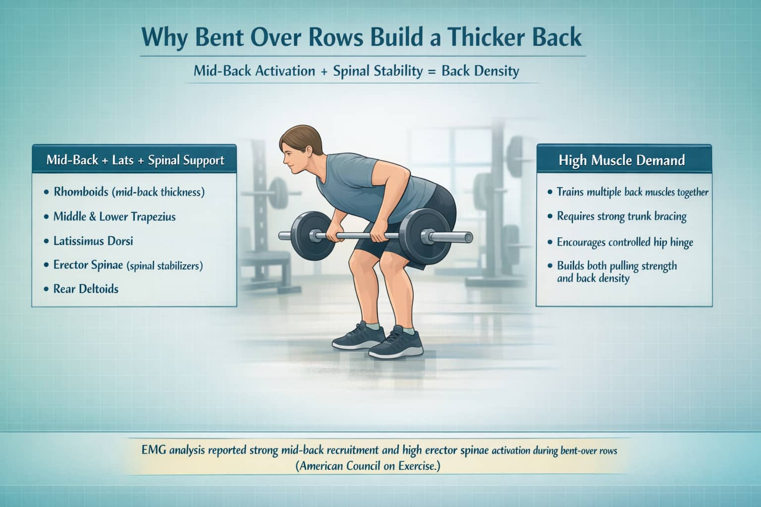 Bent Over Rows: Build a Thicker, Stronger Back