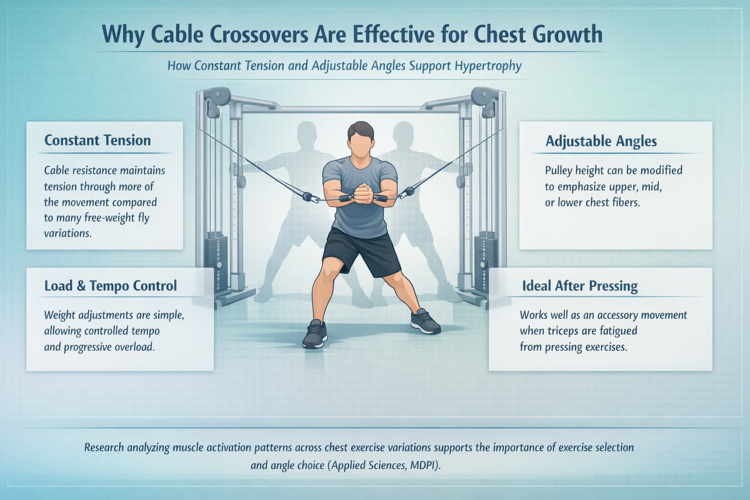 Cable Crossover: Proper Form, Best Angles for Chest Growth