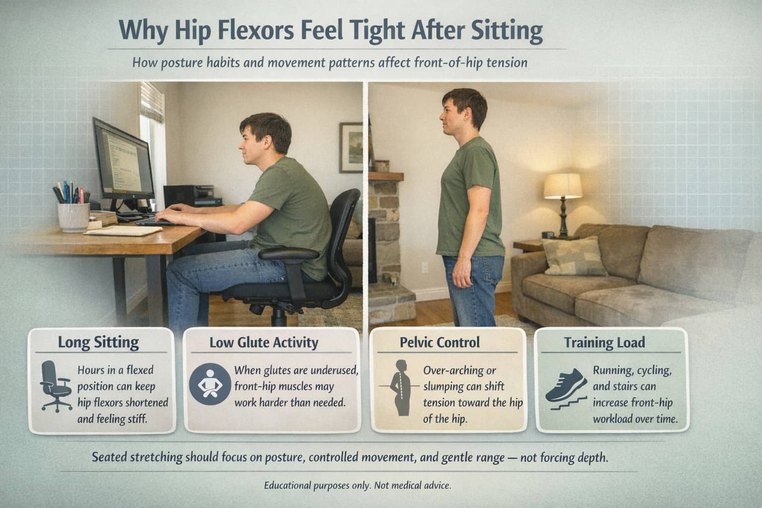 5 Best Seated Hip Flexor Stretches to Relieve Tight Hips