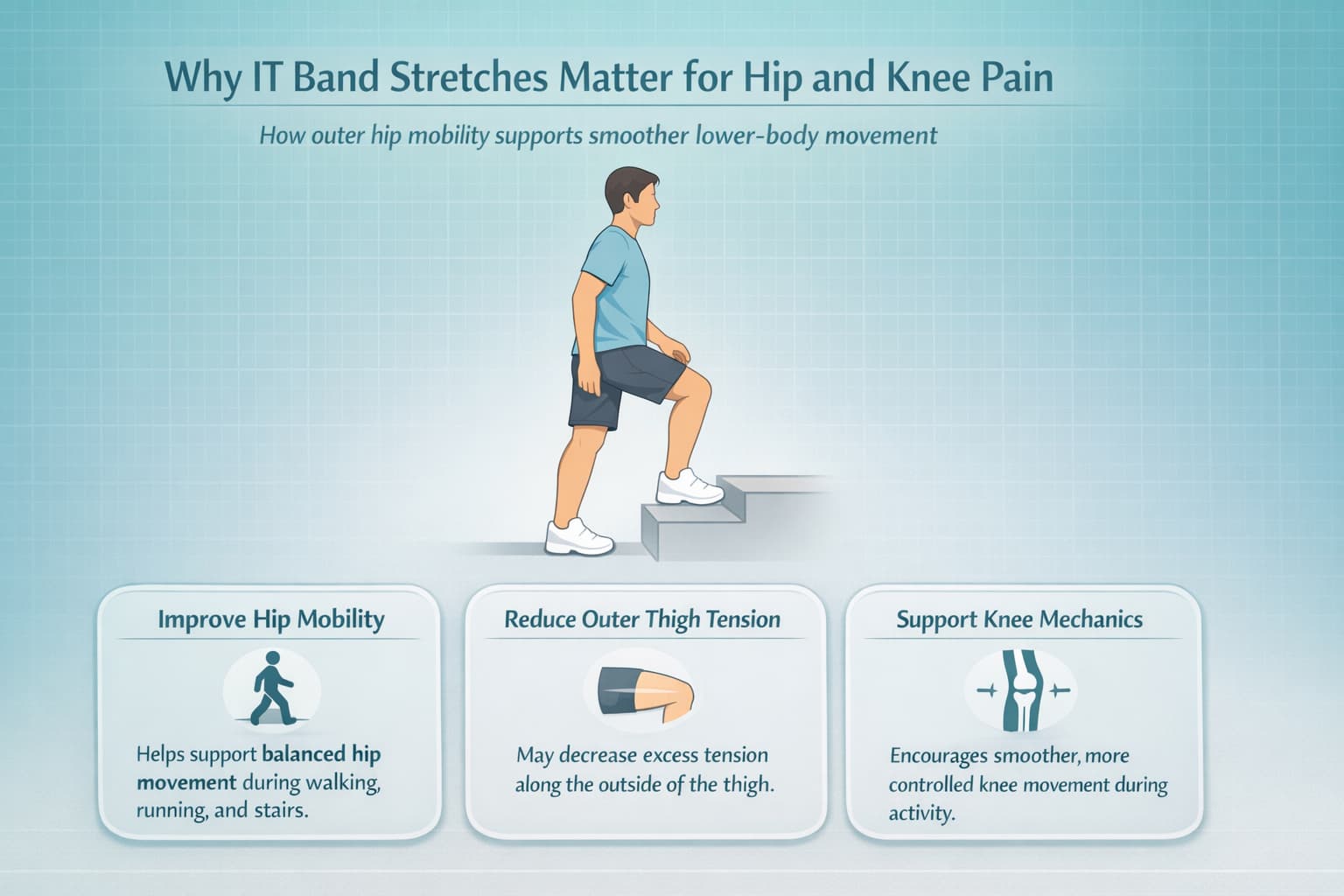 10 Best IT Band Stretches to Relieve Hip and Knee Pain