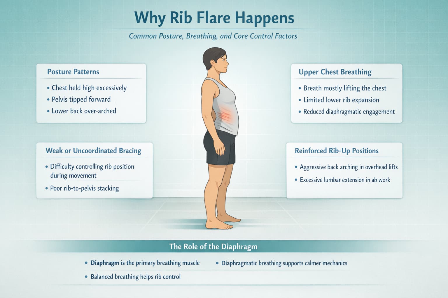 5 Best Rib Flare Exercises to Strengthen Your Core