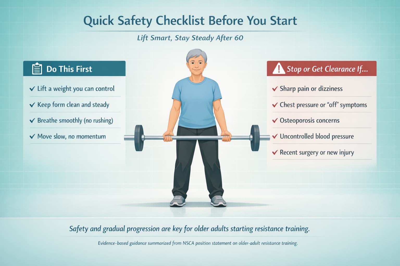 6 Best Barbell Exercises for Seniors to Build Strength After 60