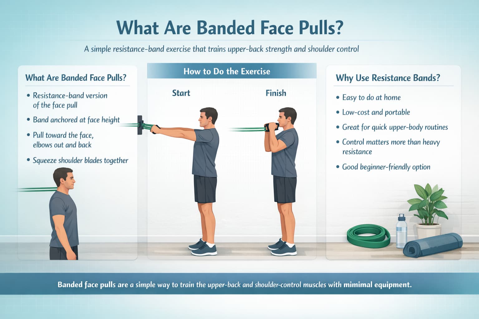 Banded Face Pulls for Stronger Shoulders and Better Posture