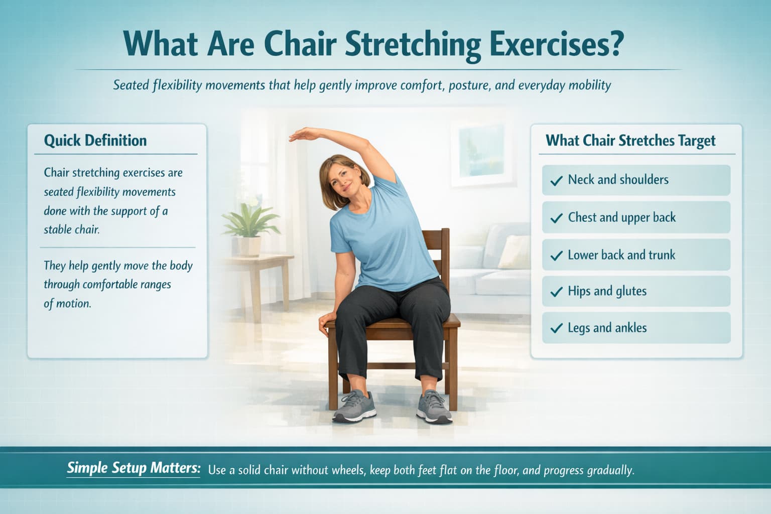 10 Best Chair Stretching Exercises for Stiffness and Mobility
