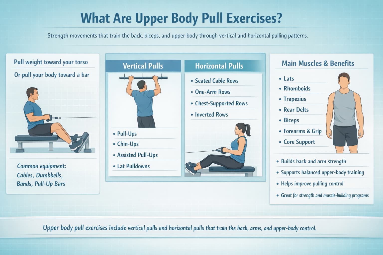 12 Best Upper Body Pull Exercises to Build Back and Arm Strength