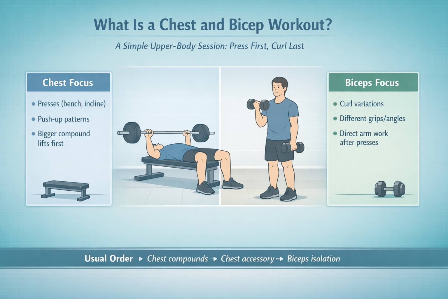 8 Best Chest and Bicep Exercises for Size and Strength