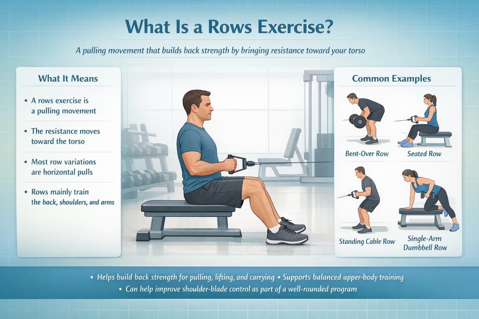 Rows Exercise: How to Build a Stronger Back With Better Form