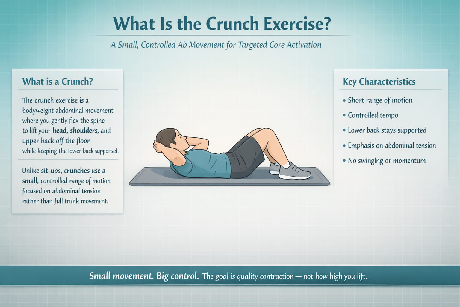 Crunch Exercise: How to Do Crunches Correctly for Stronger Abs