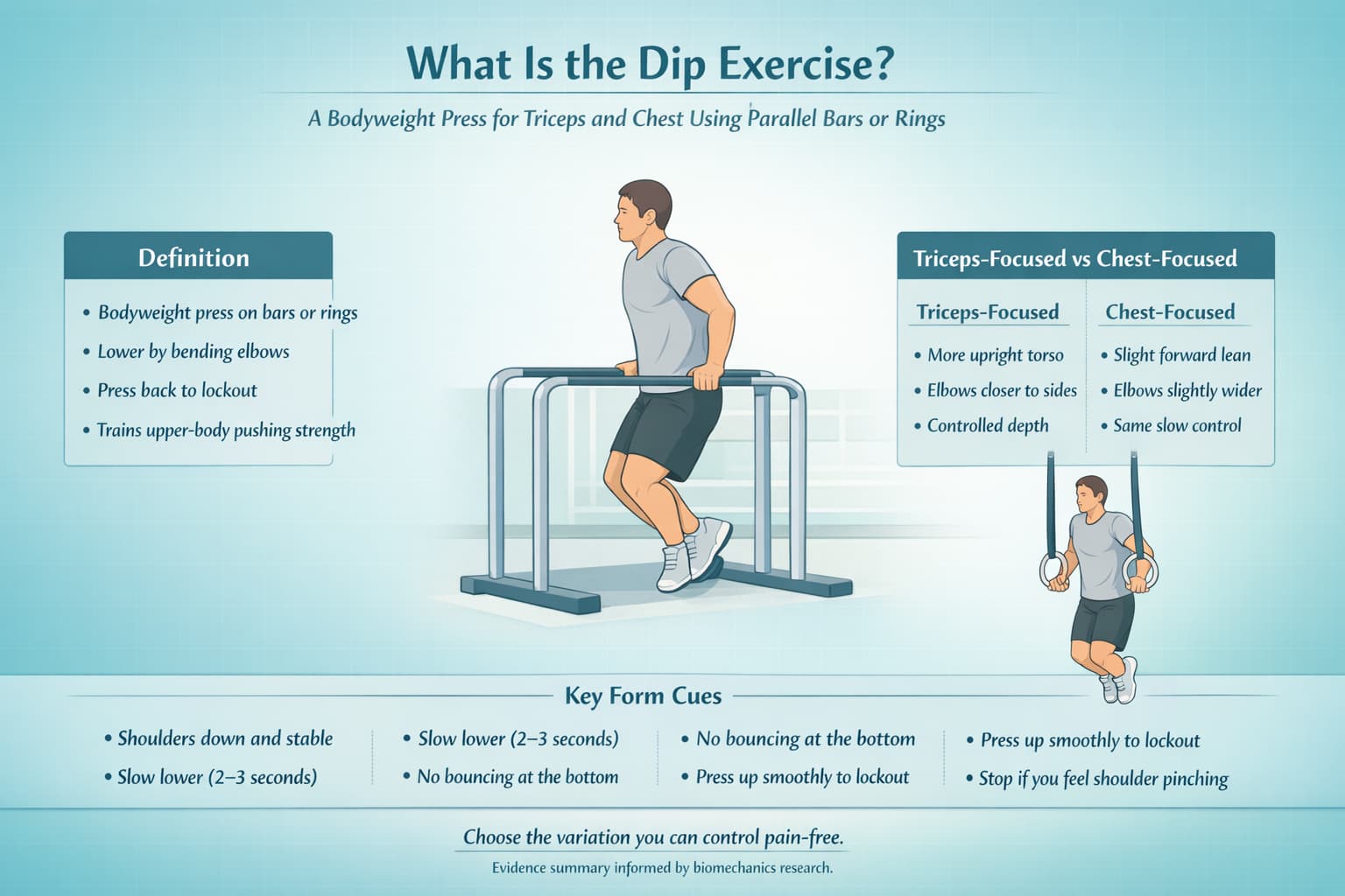 Dip Exercise: Build Bigger Triceps and a Stronger Chest