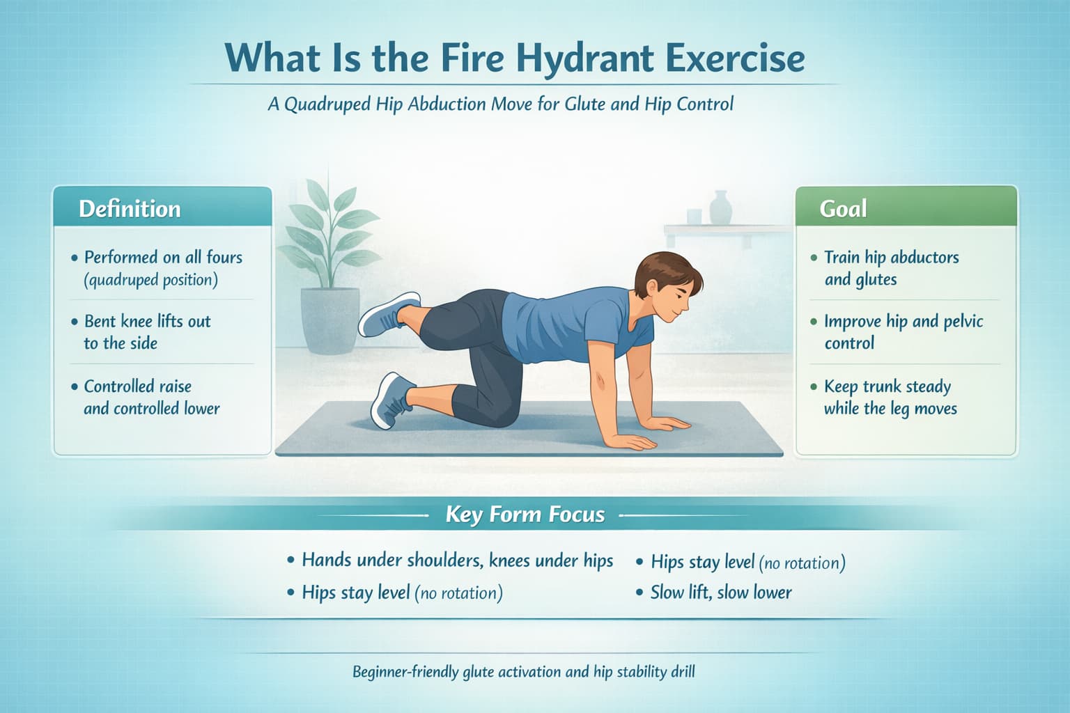 Fire Hydrant Exercise: Proper Form for Stronger Glutes