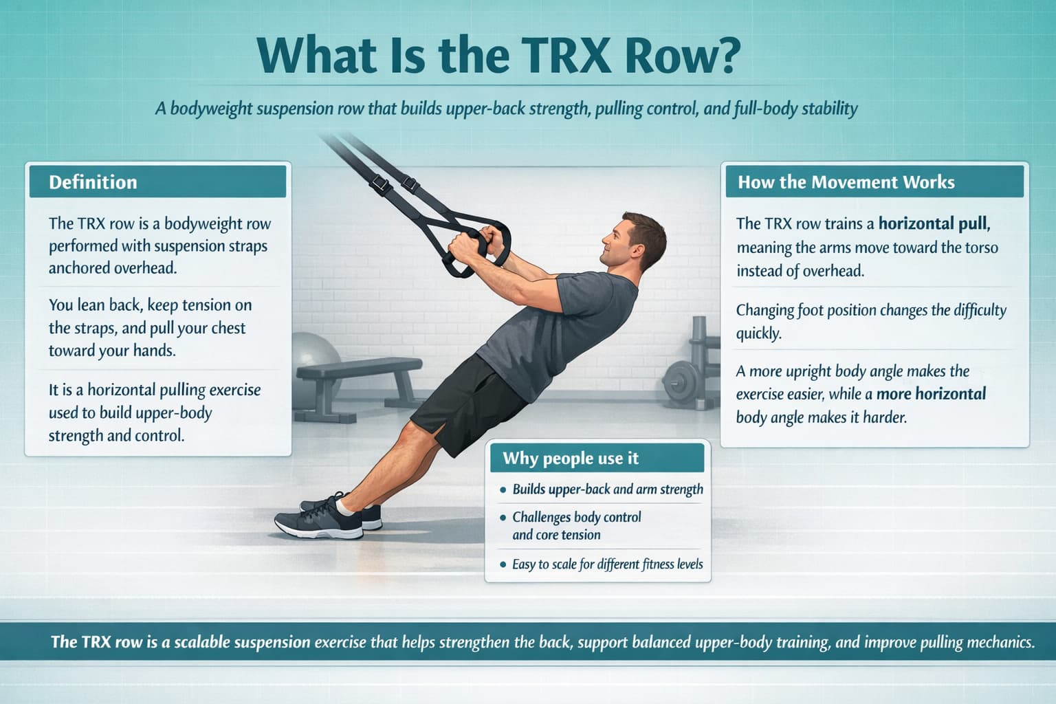 TRX Row: How to Do It Right for Back Strength & Better Posture