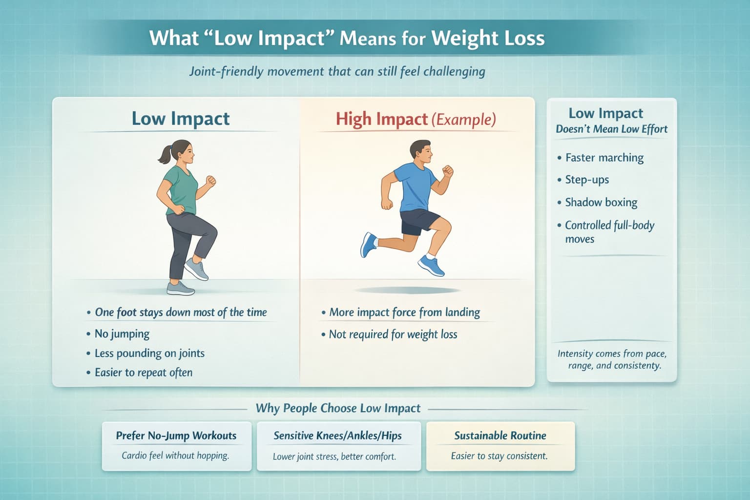 8 Best Low-Impact Exercises for Weight Loss at Home