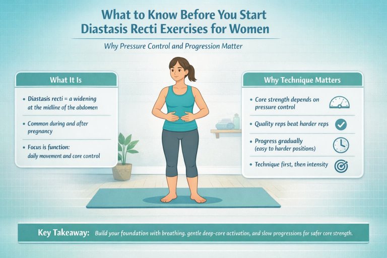 10 Best Diastasis Recti Exercises for Women to Rebuild Core