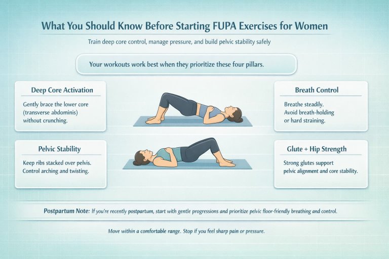 6 Best FUPA Exercises for Women to Strengthen the Lower Core