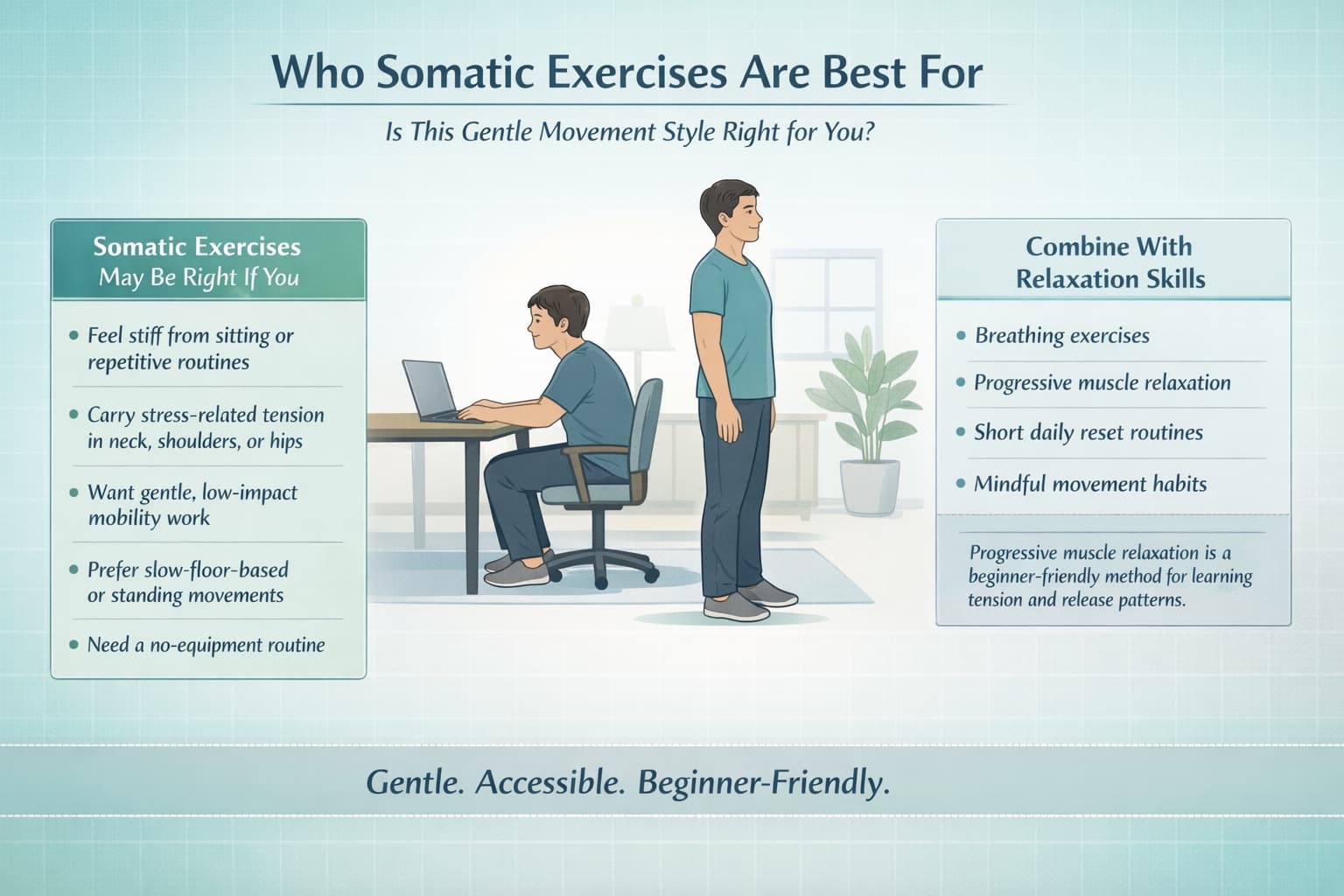 7 Best Somatic Exercises for Beginners to Release Tension