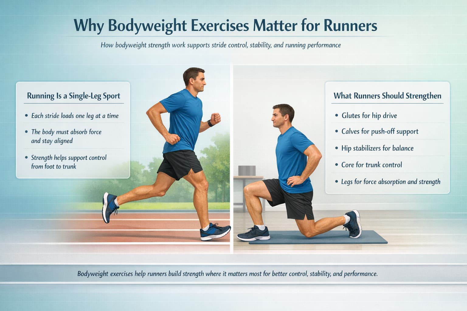 12 Bodyweight Exercises for Runners to Build Strength & Speed