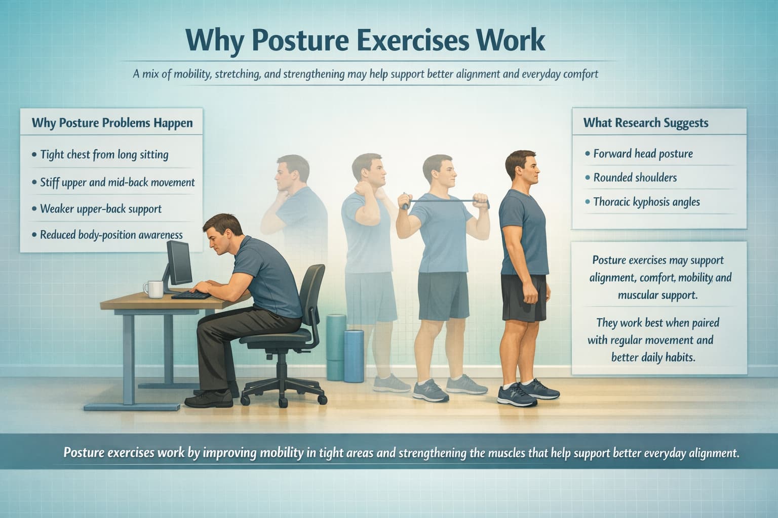 13 Best Posture Exercises to Stand Taller and Move Better