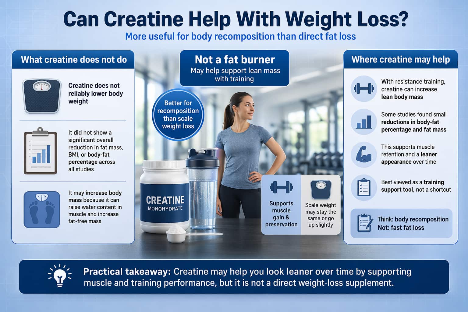Creatine for Weight Loss: Does It Help or Just Add Water Weight