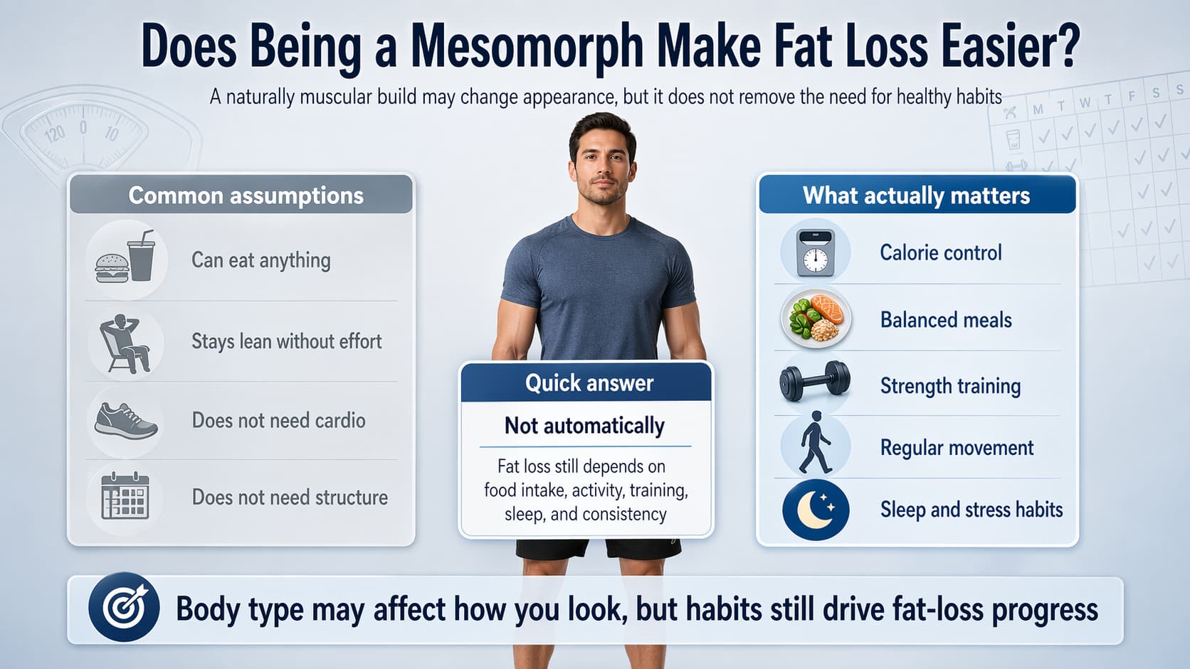 Mesomorph Body Type: What It Really Means for Fat Loss & Diet