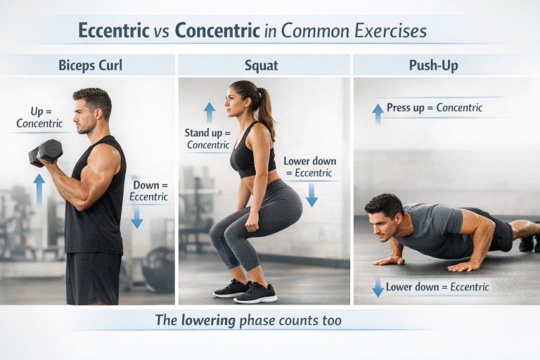 Eccentric vs Concentric: Differences, Benefits & How to Use Both