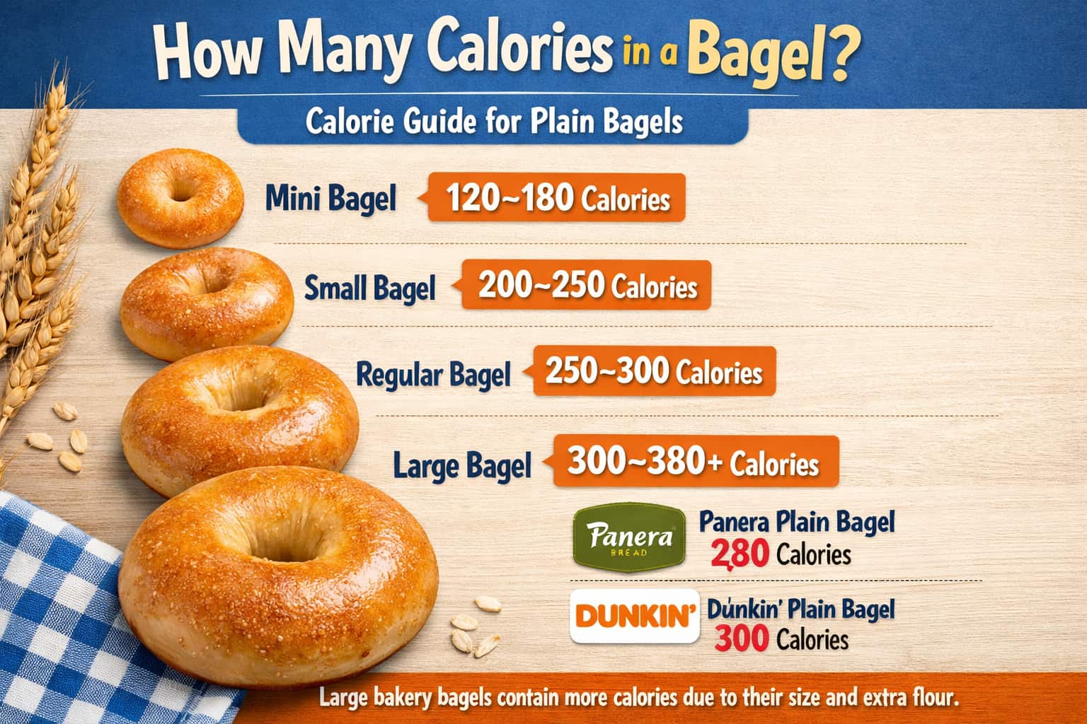 How Many Calories in a Bagel? Nutrition, Weight Management, and What to ...