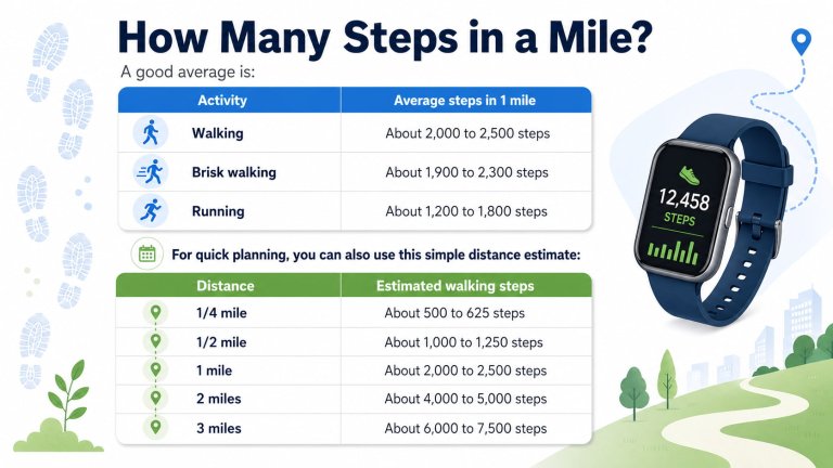 How Many Steps Are in a Mile? Average Steps by Height, Pace, and ...
