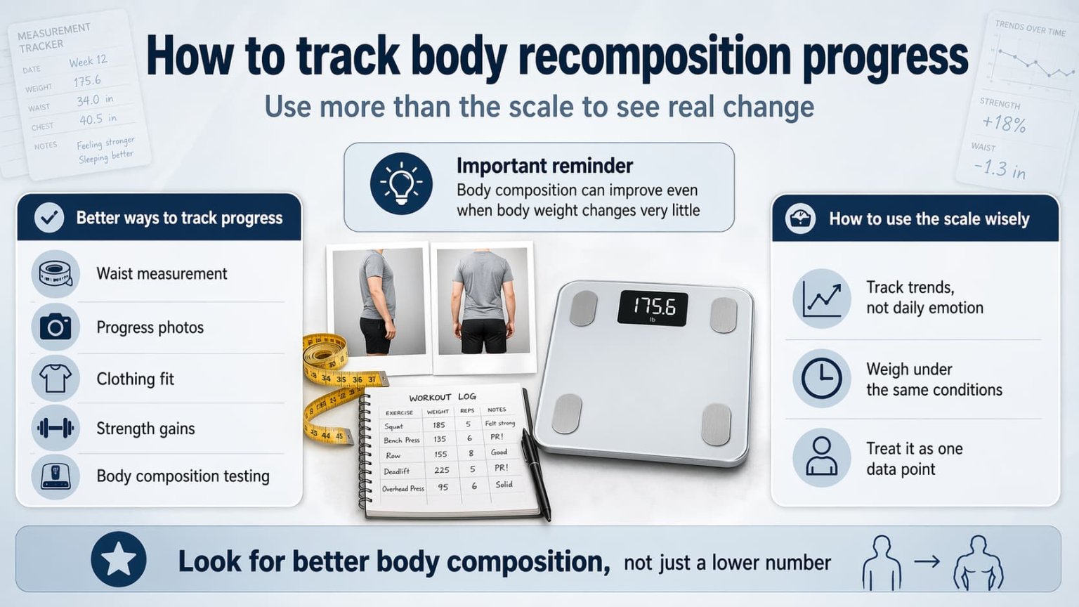 Body Recomposition: How to Lose Fat and Build Muscle Safely