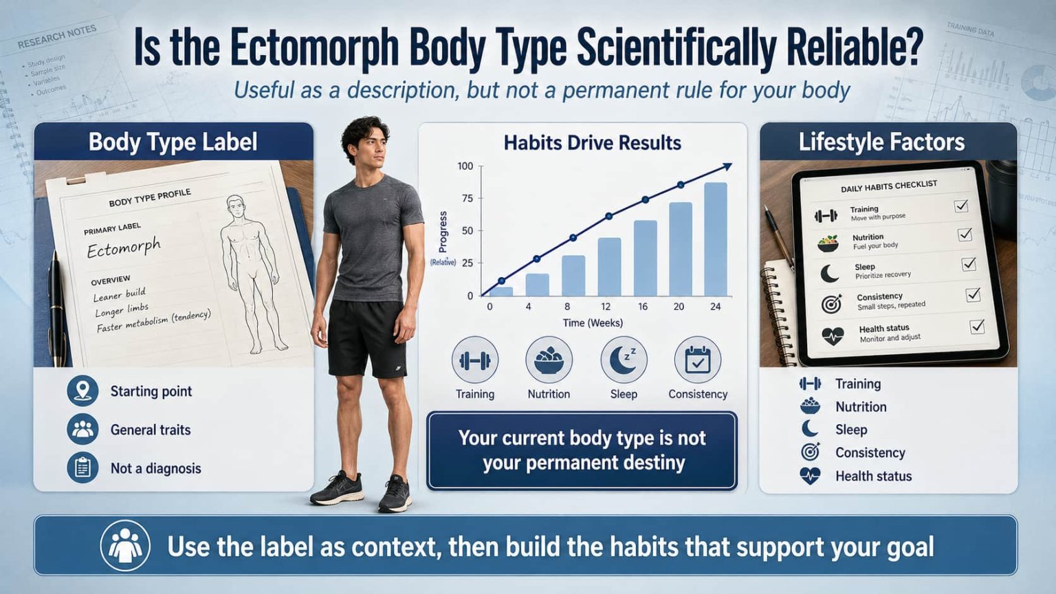Ectomorph Body Type: Diet, Muscle Gain, and Fat Loss