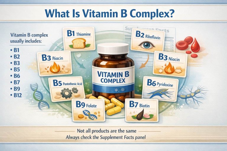 Vitamin B Complex: Benefits, Uses, Safety, and How to Choose