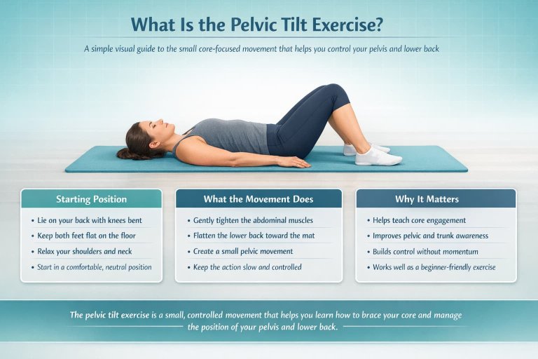 Pelvic Tilt Exercise for Core Strength and Lower Back Support
