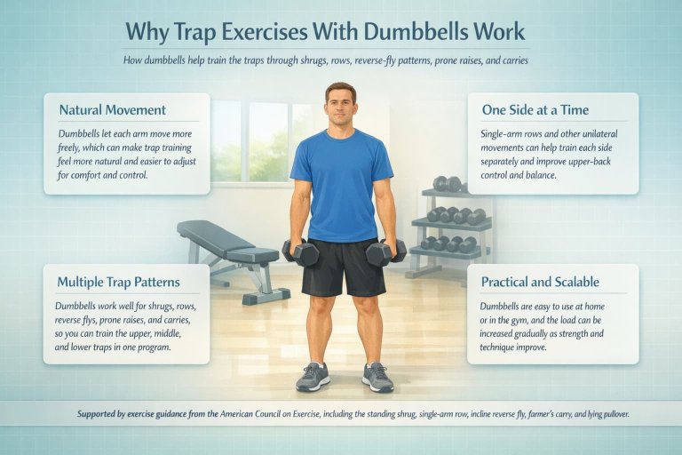 13 Best Dumbbell Trap Exercises for Stronger, Bigger Traps