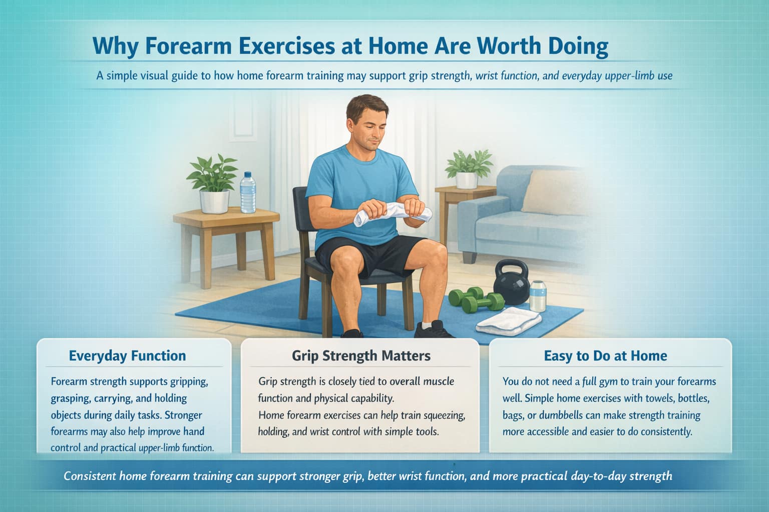 10 Best Forearm Exercises at Home for Strength and Grip