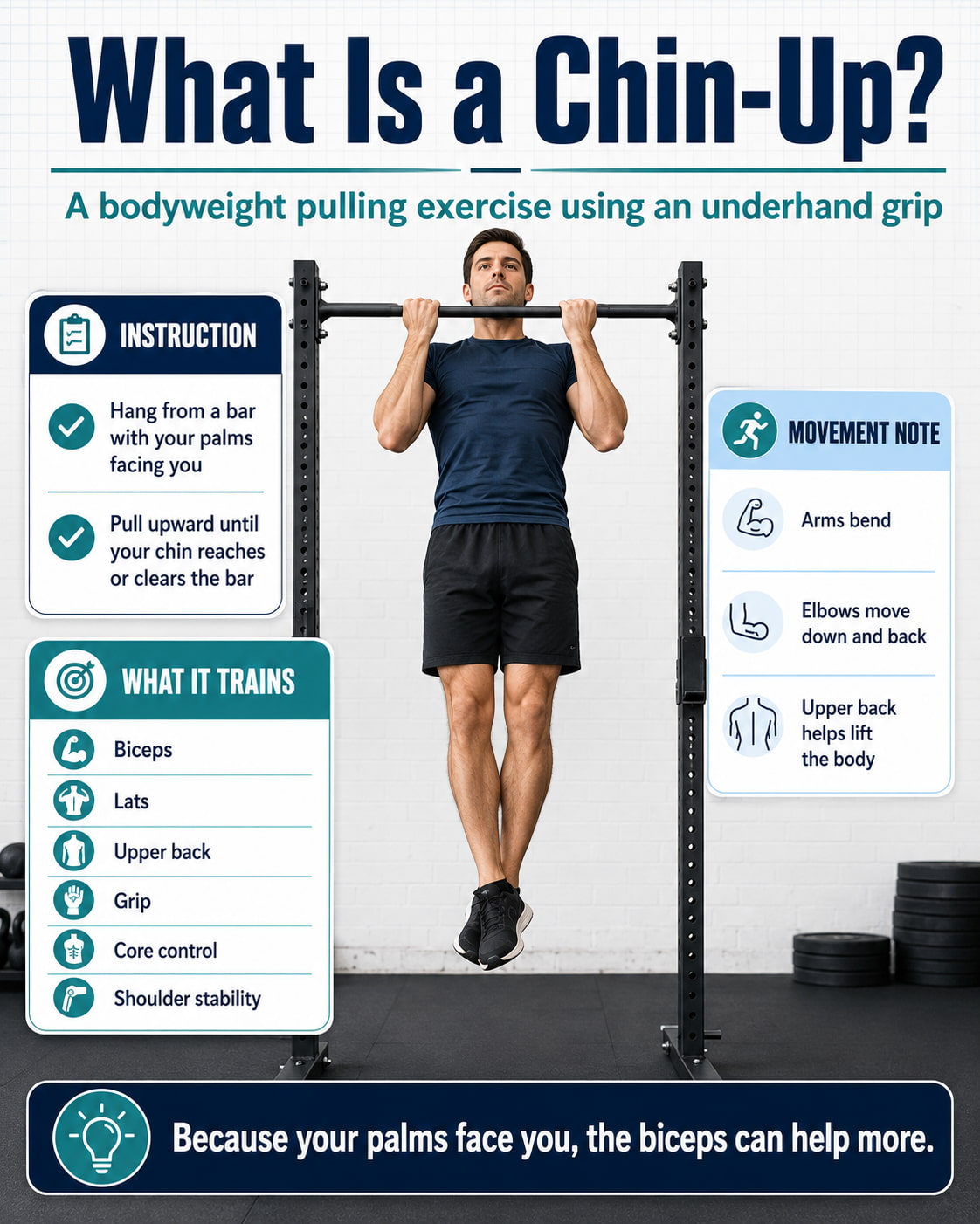 Chin Up vs Pull Up: Muscles Worked, Benefits & Which Is Better